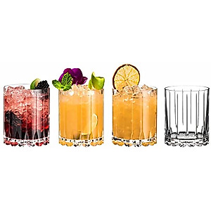 Riedel Drink Specific Glassware Double Rocks Set of 4, 2 ounces
