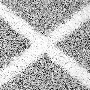 SoHome Carmela Tali Area Rug Grey/Ivory, 5'2"x7'2"