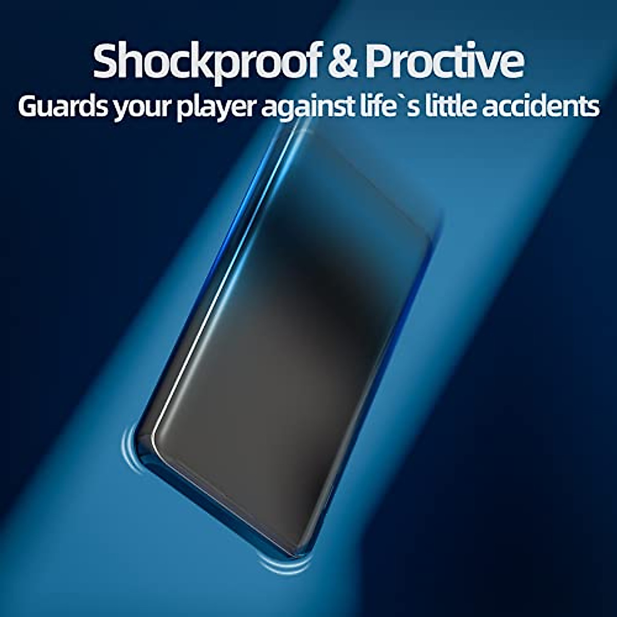 Innioasis G1 Mp3 Player Case, Clear Case for Mp3 Player Anti-Scratch Shock Absorption 4.0 inch Case Crystal Clear