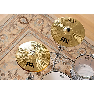 Meinl Percussion HCS 14" Crash Cymbal for Drum Set — Made in Germany — Traditional Medium Brass, 2-Year Warranty, (HCS14C)