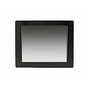 Superlogics 17" LCD Resistive Touch Panel - 1280x1024, 300nits, IP65/NEMA4, Black Powder Coat