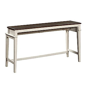 Lexicon Amelia 4-Piece Counter Height Dining Set, Antique White