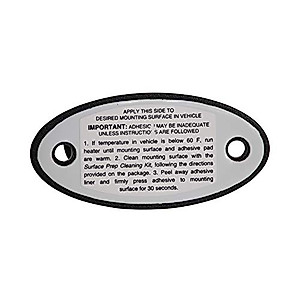 2 Pack - SiriusXM Radio Adhesive Dash Swivel Mount with T-Notch and Screw Holes for Secure Mounting, Works with All Receivers with The T-Notch on The Cradle or Dock