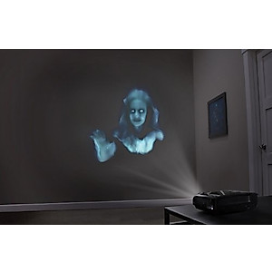 AtmosFear FX Ghostly Apparitions & Bone Chillers DVD Plus Reaper Brothers High Resolution Rear Projection Screen for Virtual Halloween Window Projection Movies