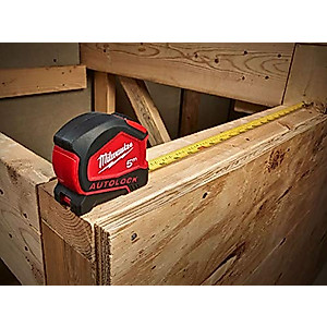 Milwaukee Autolock Tape Measure 5m (Width 25mm) (Metric Only)