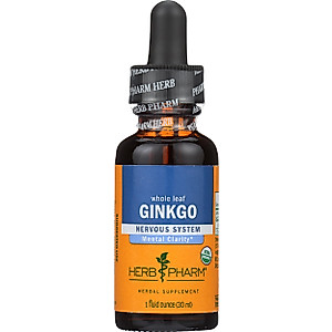 HERB PHARM Organic Ginkgo Extract, 1 FZ
