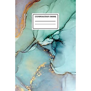 Composition Notebook: Composition Book/6x9/100 pages: Watercolor Notebook