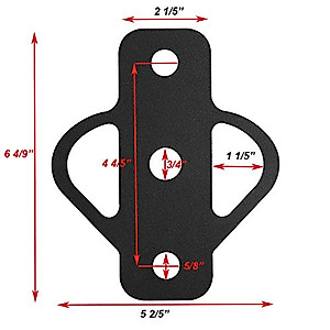 3-Way Trailer Hitch Adapter with Bolt Fit for ATV Lawn Mower Golf Cart Garden Tractor Flat Towing Tow Ball Mount