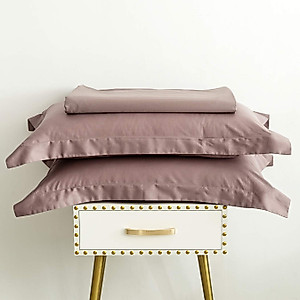 SUSYBAO Single Duvet Cover Twin 100% Cotton 2 Pieces Set 1 Taupe Duvet Cover with Zipper Ties 1 Pillow Sham Soft Farmhouse Solid Color Taupe Bedding Set Lightweight