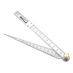 High-Precision Stainless Steel Gap Ruler Wedge-Shaped Feeler Gauge Tapered Ruler Measuring Tool