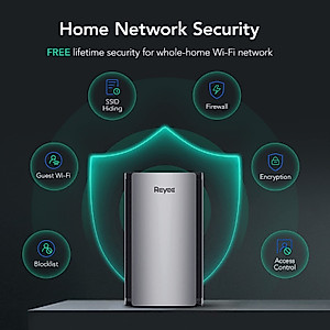 Reyee Whole Home Mesh WiFi System, AX3200 Smart WiFi 6 Router, Covers 4500 Sq. Ft,