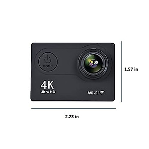 Waterproof Action Camera for Photography, 1080D 30FPS WiFi Action Camera, HD Underwater Cameras 30m, Ski Camera Sports Cameras Support, 170 Degree Wide Angle