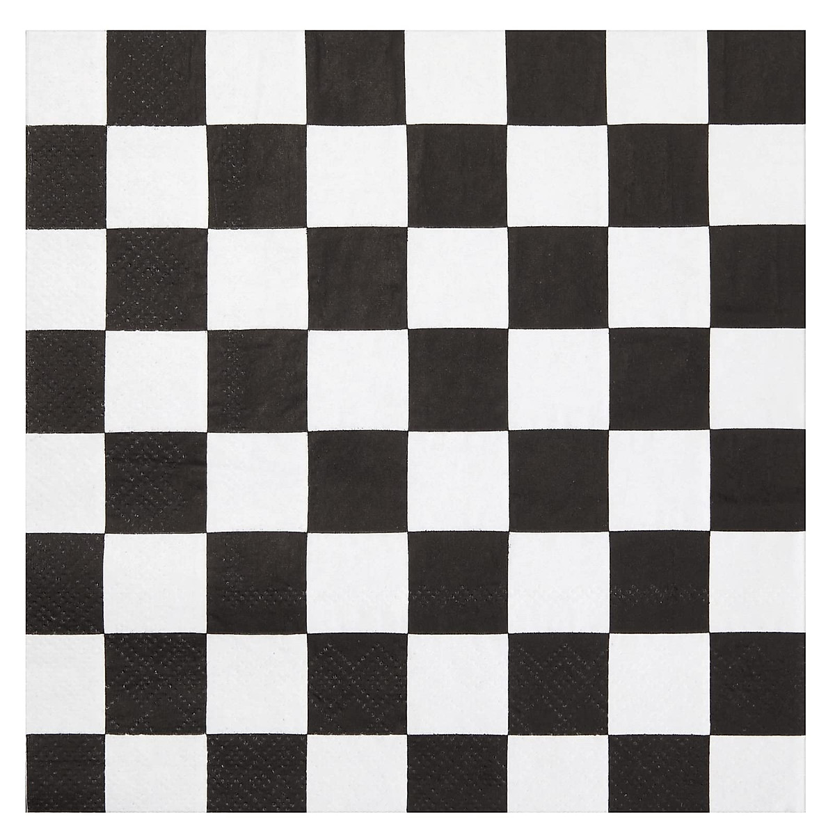 Juvale 144 Piece Race Car Birthday Party Supplies with Checkered Flag Plates, Napkins, Cups, and Cutlery (Serves 24)