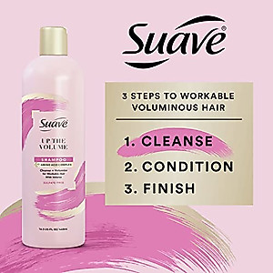 Suave Pink Up The Volume Shampoo For Volumized Hair Volumizing Sulfate Free Shampoo 16.5oz