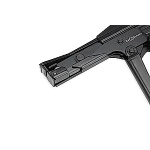 RVR Zip Tie Install Tool - Powerful Tension with Built-In Flush Cutter, All Metal, Adjustable, Comfort Grip, Spring Loaded Lightweight Cable Tie Gun, 6" for Nylon Ties up to 1/4”- Black