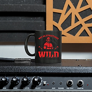 Wildland Firefighter Gift Ideas for Outdoorsy People 11oz 15oz Black Coffee Mug