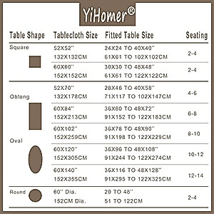 Pastoral Rectangle Tablecloth - 52 x 70 Inch - Linen Fabric Table Cloth - Washable Table Cover with Dust-Proof Wrinkle Resistant for Restaurant, Picnic, Indoor and Outdoor Dining, Floral (Dark Blue)