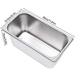 Electric Commercial Food Soup Warmer 4 Pans Canteen Buffet Steam Heater Stainless Steel with Temperature Control, Buffet Food Warmer for Catering and Restaurants Use