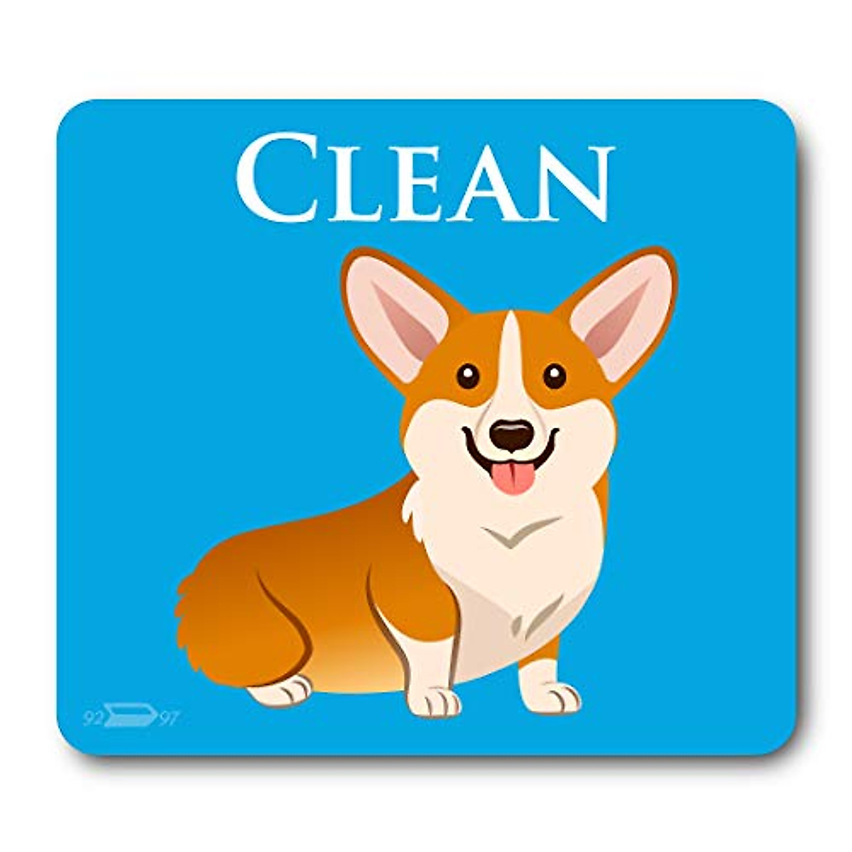 Dog Butt Funny Clean Dirty Dishwasher Magnet, Reversible Dish Washer Refrigerator Sign, Funny Corgi Butt, Double Sided Strong Kitchen Flip Indicator, Bonus Universal Magnetic Plate, Animal Magnet