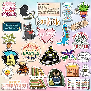 150pcs Stickers for Kindle | Kindle Stickers Bookish Reading Sticker Pack for Smut Readers | Laptop Water Bottle Computer Accessories| Holographic Waterproof