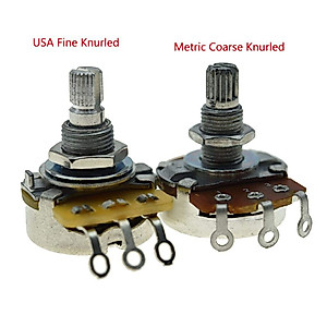 Dopro 4pcs USA(Imperial) LP Guitar Bell Knobs 24 Fine Splines Top Hat Knobs for USA Les Paul with CTS Pots Cream