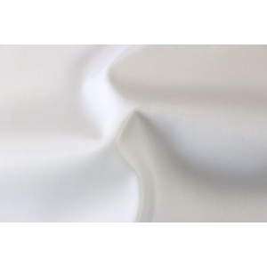 2-Way Stretch White Faux Leather Fabric by The Yard