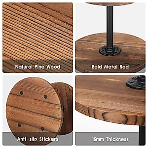 Cupcake Stand, Othran 3 Tier Wood Cake Stand Cupcake Tower Wooden Cupcake Stand 3 Tier Serving Tray for Farmhouse Wedding, Birthday, Tea Parties, Baby Showers, Kitchen Decor