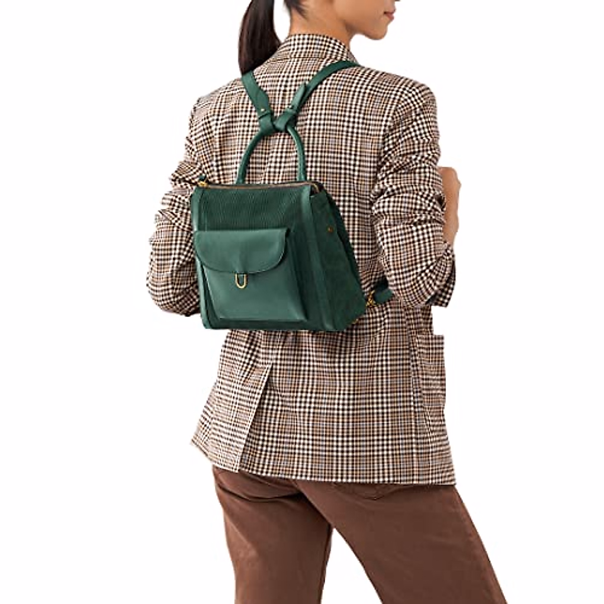 Fossil Parker Mini Backpack, Pine Green