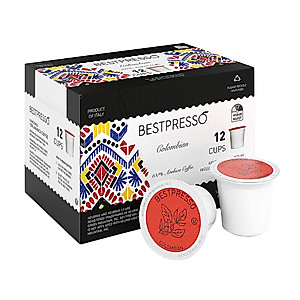 Cuisinart SS-GB1 2 IN 1 Coffee Center Grind and Brew Single Serve K Cups Bundle with 12-Count Colombian Roast Single Serve K-Cup and Tumbler Bundle (3 Items)