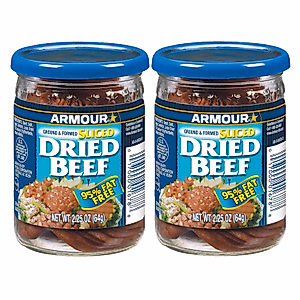 Armour Star Sliced Dried Beef, Jarred Meat, 2.25 OZ | 6 Count_AB