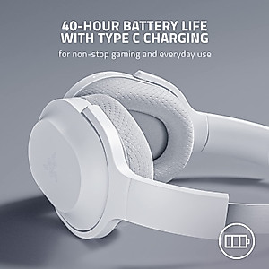 Razer Barracuda Wireless Gaming Headset: 2.4GHz + Bluetooth, Noise-Cancelling Mic, 50mm Drivers, 40Hr Battery - For PC, Playstation, Switch, Android, iOS