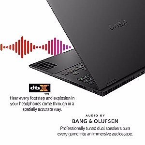 HP OMEN Transcend 16 inch Laptop, WQXGA 240Hz Display, 7ms Response Time, 13th Generation Intel i7-13700HX, 16 GB RAM, 512 GB SSD, NVIDIA GeForce RTX 4070 GPU (8 GB), 16-u0020nr (2023), Shadow Black