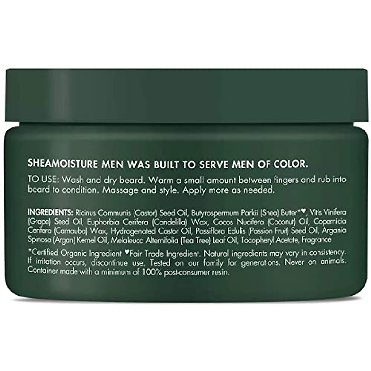 SheaMoisture Mens Skin Care, Beard Balm with Natural Ingredients, Shea Butter and Maracuja Oil to Shape, Smooth & Define Flawless Beard & Facial Hair (2 Pack – 4 Oz Ea) 