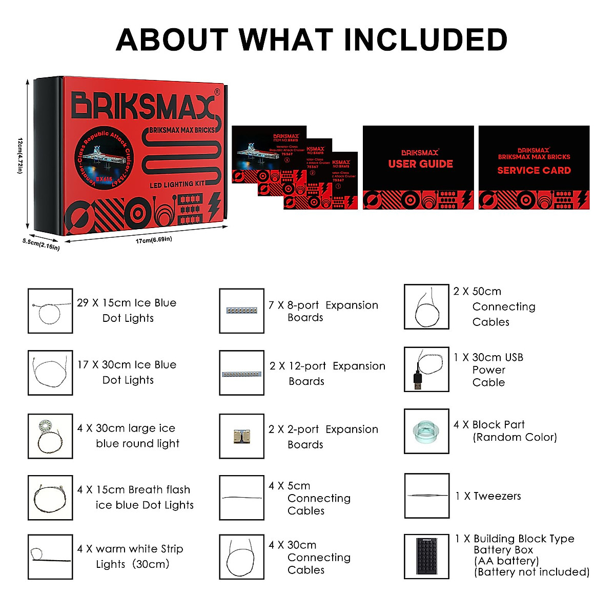 BRIKSMAX Led Lighting Kit for LEGO-75367 Venator-Class Republic Attack Cruiser - Compatible with Lego Star Wars Building Set- Not Include Lego Set