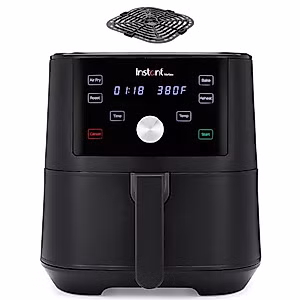 Instant Vortex 6QT XL Air Fryer, 4-in-1 Functions that Crisps, Roasts, Reheats, Bakes for Quick Easy Meals, 100+ In-App Recipes, is Dishwasher-Safe, from the Makers of Instant Pot, Black