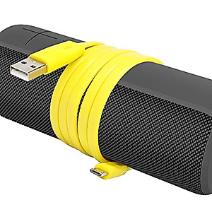 FEIYIU Replacement Charging Charge Cable Cord Compatible with for Logitech UE Boom/Boom 2/ Boom 3 Megaboom, Miniboom, Roll Wireless Speaker and Logitech Headphone -2 Pack