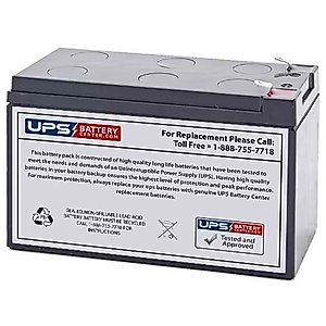 Dahua DHB1275 12V 7.2Ah Replacement Battery with F2 Terminals