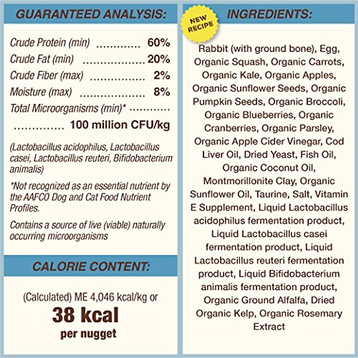 Primal Freeze Dried Cat Food Nuggets Rabbit, Complete & Balanced Scoop & Serve Healthy Grain Free Raw Cat Food, Crafted in The USA (14 oz)