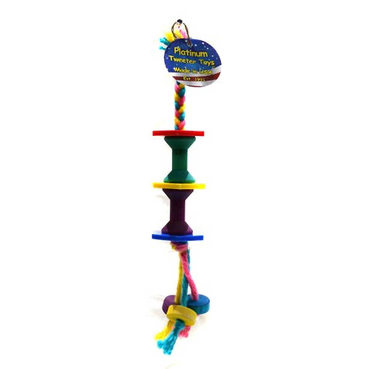 Platinum Tweeter Toys Spool Stack Bird Chewable Toy
