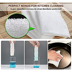 Herda 316L Cast Iron Scrubber, Skillet Chainmail Scrubber for Cast Iron Pan - Chain Mail Scrubber Cast Iron Sponge - Metal Scrubber Cast Iron Skillet Cleaner, Wok, Dutch Oven Cleaning Chain Scrubber