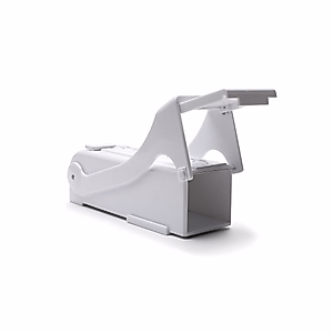 KitchenArt Buttermate Butter Cutter Slicer, Measuring Dispenser and Keeper, White