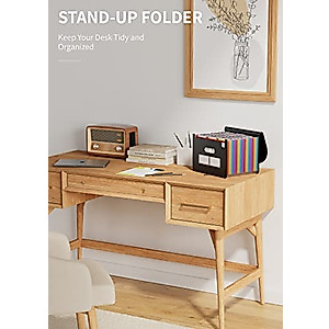 ABC life 26 Pockets Accordian File Organizer Keeper/Expanding Filling Box Letter A4 Size/Expandable File Folder/Plastic Accordion Document Paper Bill Receipt Organizer with A-Z Alphabetical Tabs