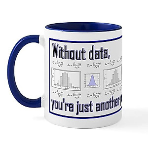 CafePress Without Data. Mug Ceramic Coffee Mug, Tea Cup 11 oz