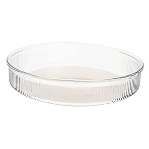 Zerodeko rotatable Tray Kitchen Sundries Holder Storage Round Makeup Organizer Tray Clear Turntable Organizer Fridge Desk Tray Rotating Condiment Rack Seasoning The pet Cosmetic to Rotate