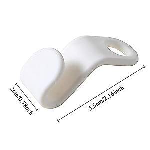 GONEBIN Clothes Hanger Connector Hooks,Hanger Extender Clips,Closet Hanger Wonder Space Saver Magic Extension Hook Clothing Rack 10pcs