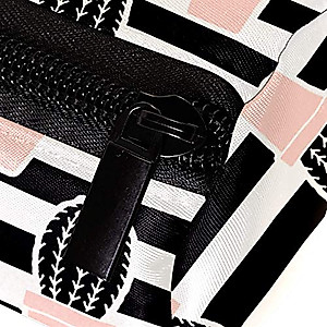 Hand Drawn Cactus Pattern Pencil Bag Pen Case Stationary Case Pencil Pouch Desk Organizer Makeup Cosmetic Bag for School Office