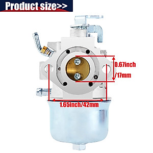 QAZAKY Carburetor Compatible with Toro CCR2000 CCR3000 Snowblower Snowthrower 38130 38180 38180C 38181 38185 38185C 38186 38430 38431 38435 38436 20746C 81-0420 81-4690 95-7935 Mikuni 13200-906B0