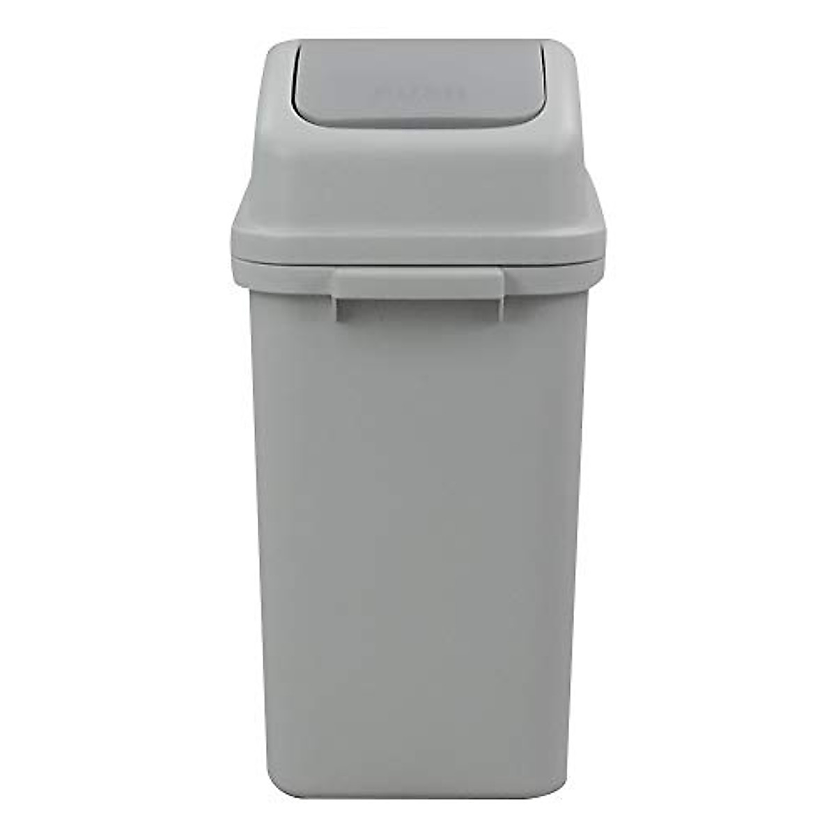 Minekkyes 3 Gallon Plastic Garbage Can, Kitchen Trash Can with Lid, 1 Pack (Grey)