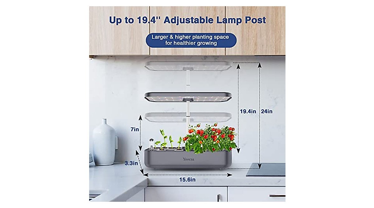 Yoocaa Hydroponics Growing System - Indoor Herb Garden
