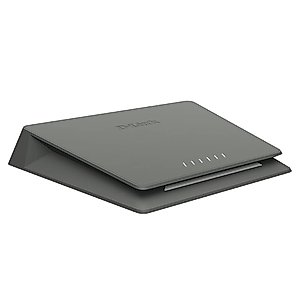D-Link 6-Port 10Gb & 2.5Gb Unmanaged Gaming Switch with 1 x 10G, 5 x 2.5G - Multi-Gig, Network, Fanless, Plug & Play, Colored Indicator (DMS-106XT)